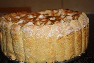 Lemon Canadian Crown with homemade ladyfingers - Polish Housewife