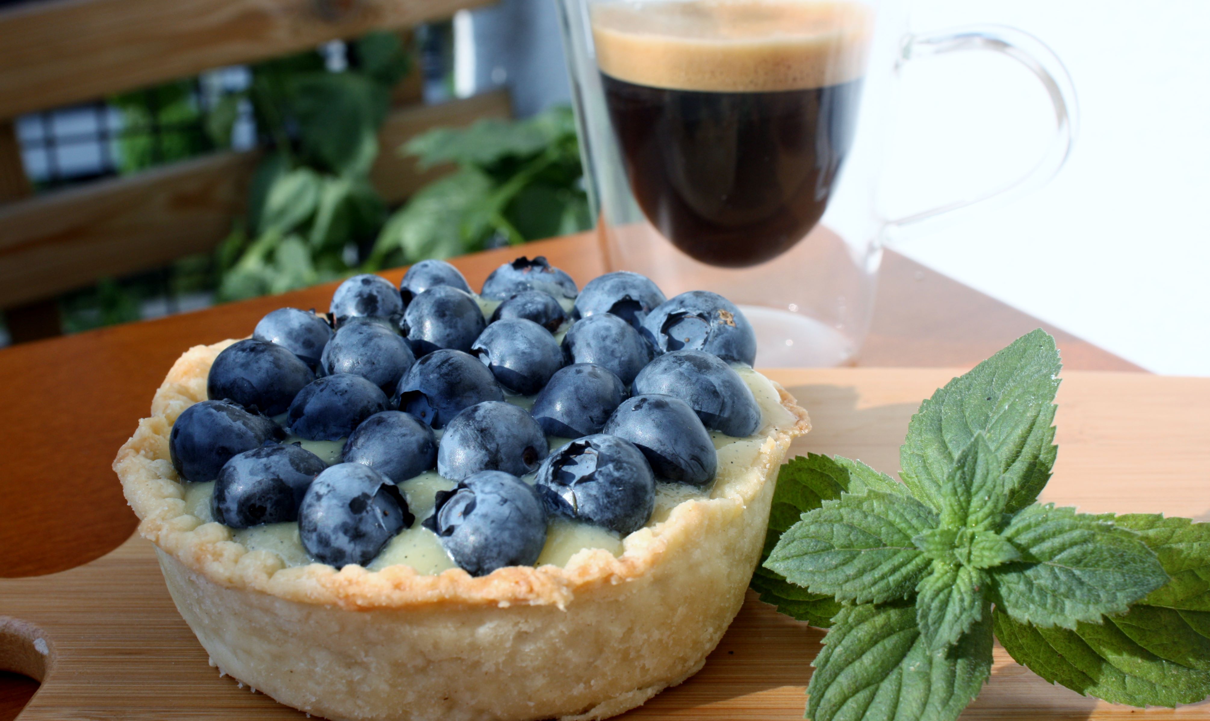 Blueberry White Chocolate Tart - Polish Housewife