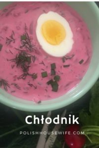 Chlodnik (Cold Polish Beet Soup) - Polish Housewife