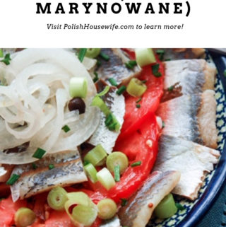 Polish Pickled Herring (Śledzie marynowane) - Polish Housewife