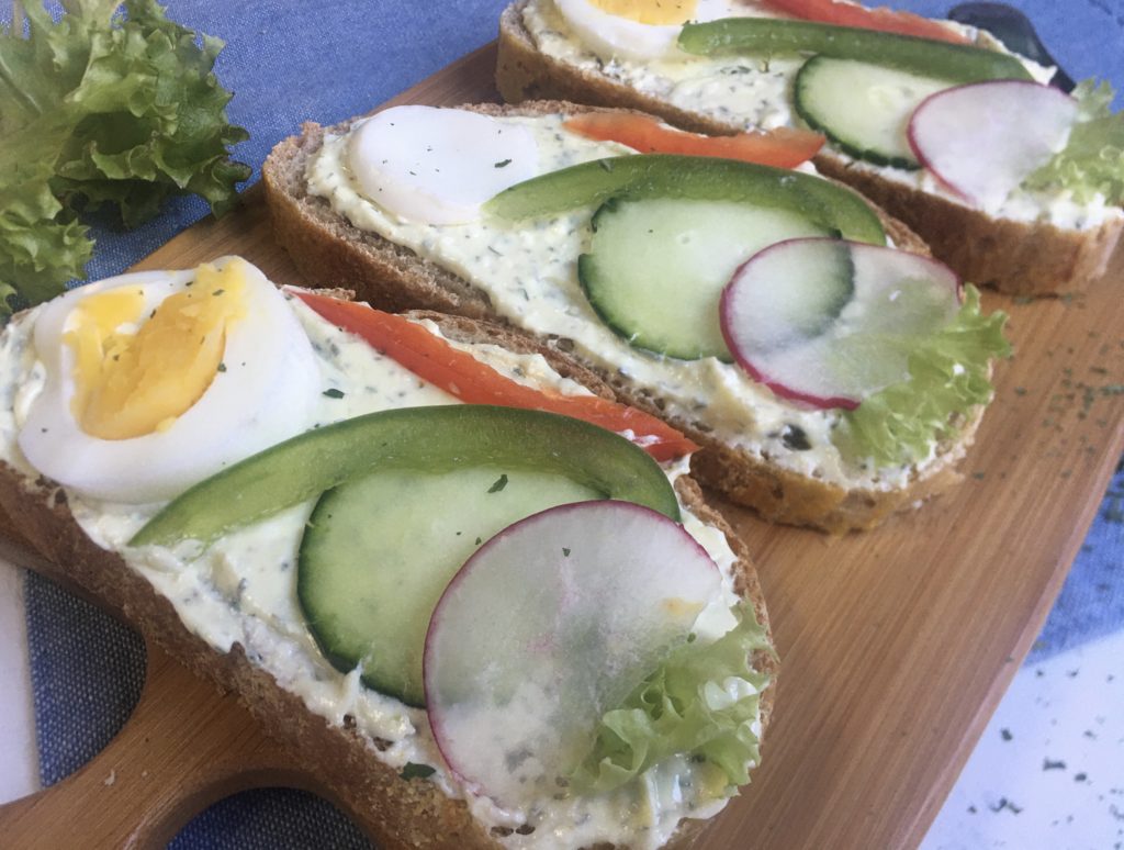 Polish Open Face Sandwiches - Kanapki - Polish Housewife