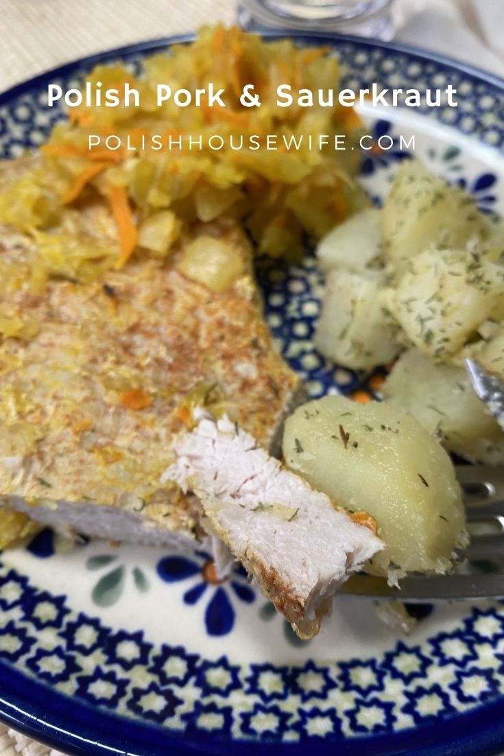 Polish Pork with Sauerkraut - so delicous! - Polish Housewife