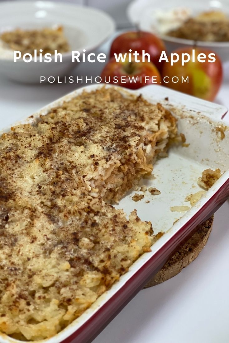 Polish Rice with Apples and Cinnamon - Polish Housewife